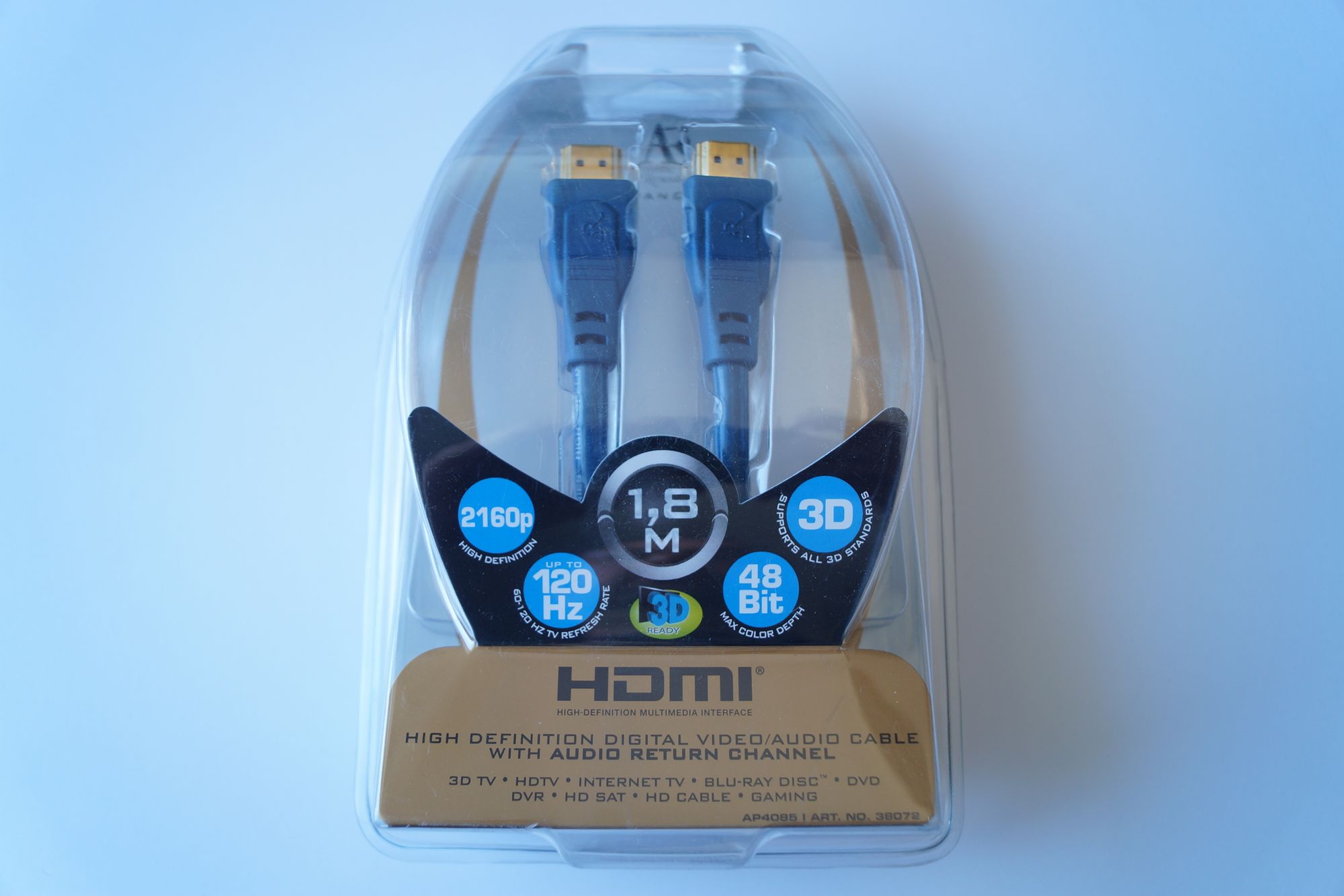 Acoustic Research 4K HDMI-Kabel mit Ethernet 1,8 m | Hifilager