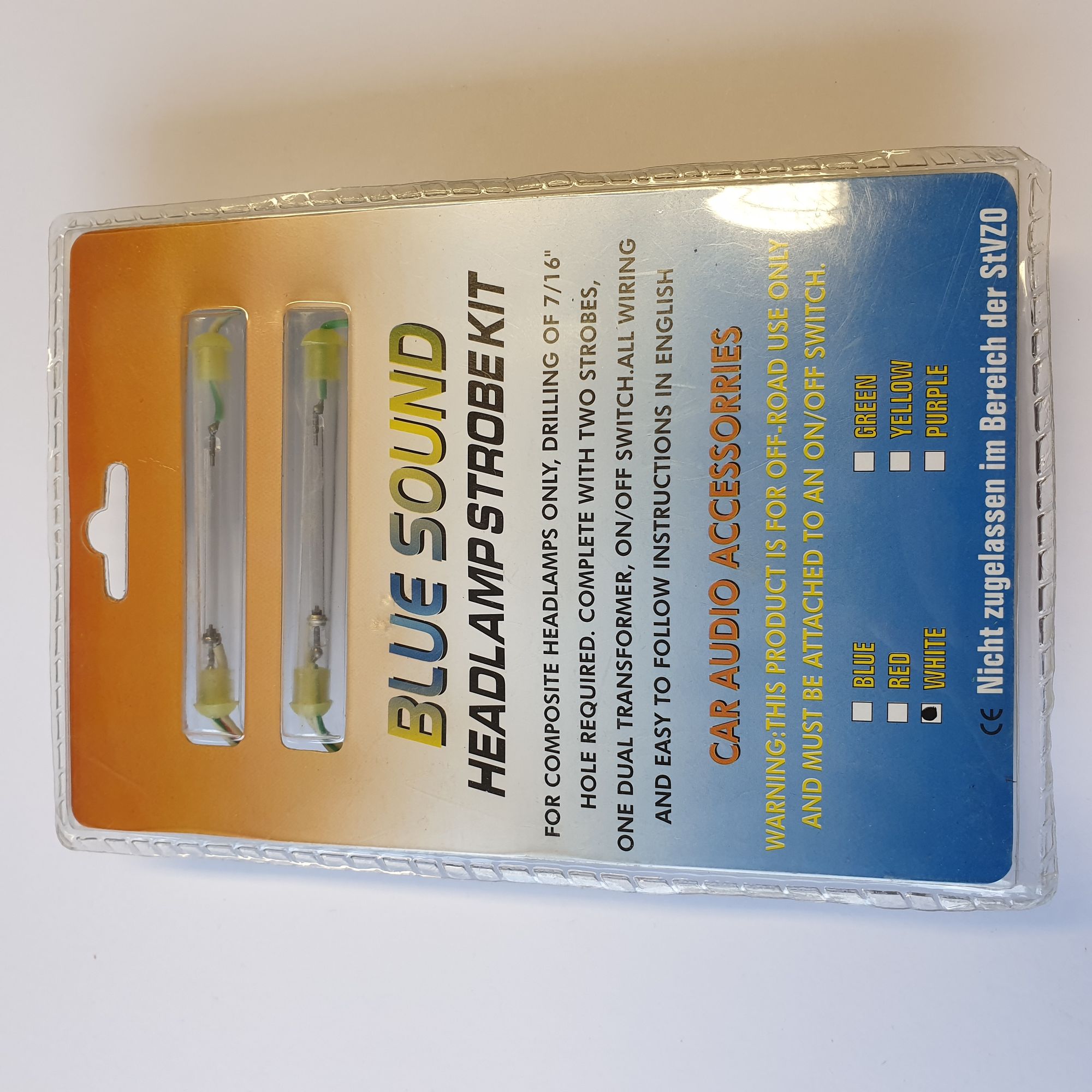 12 Volt Stroboskop Licht Strobe KIT weiß 7 cm | Hifilager